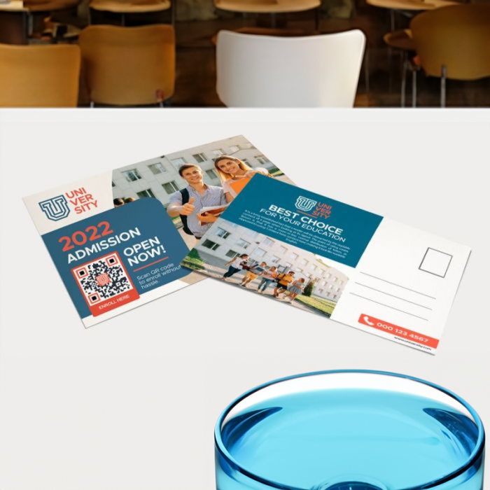 4" x 6" Quality Standard Coated Postcards (4/0 Color) (Glossy Front)