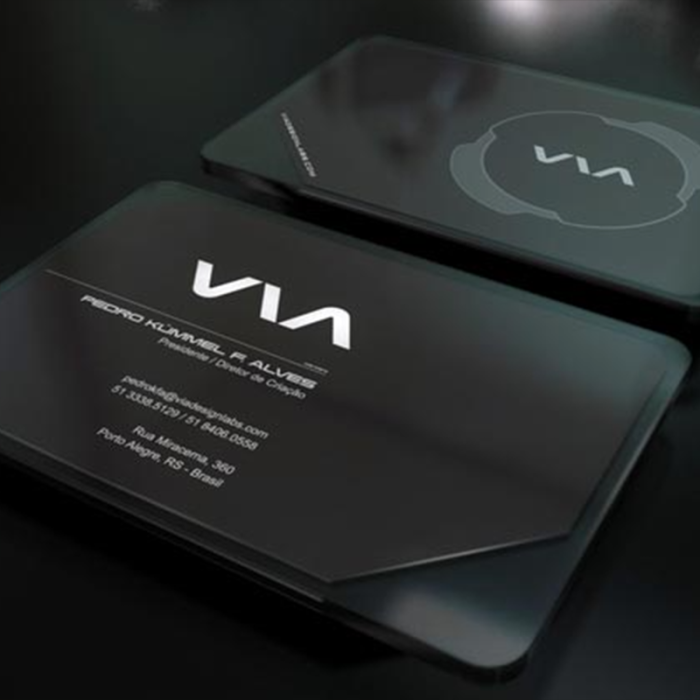 White Plastic Cards (Rounded Corners - 1/8")