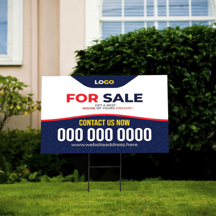 Custom Yard Signs (4/0 Color)