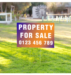 25 Aluminum Heavy Duty Signs