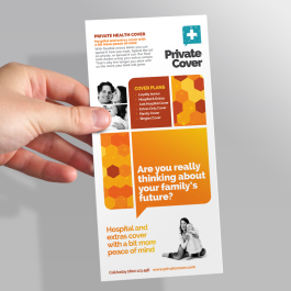 3.5" x 8.5" Glossy Rack Cards - Standard (Glossy Front)